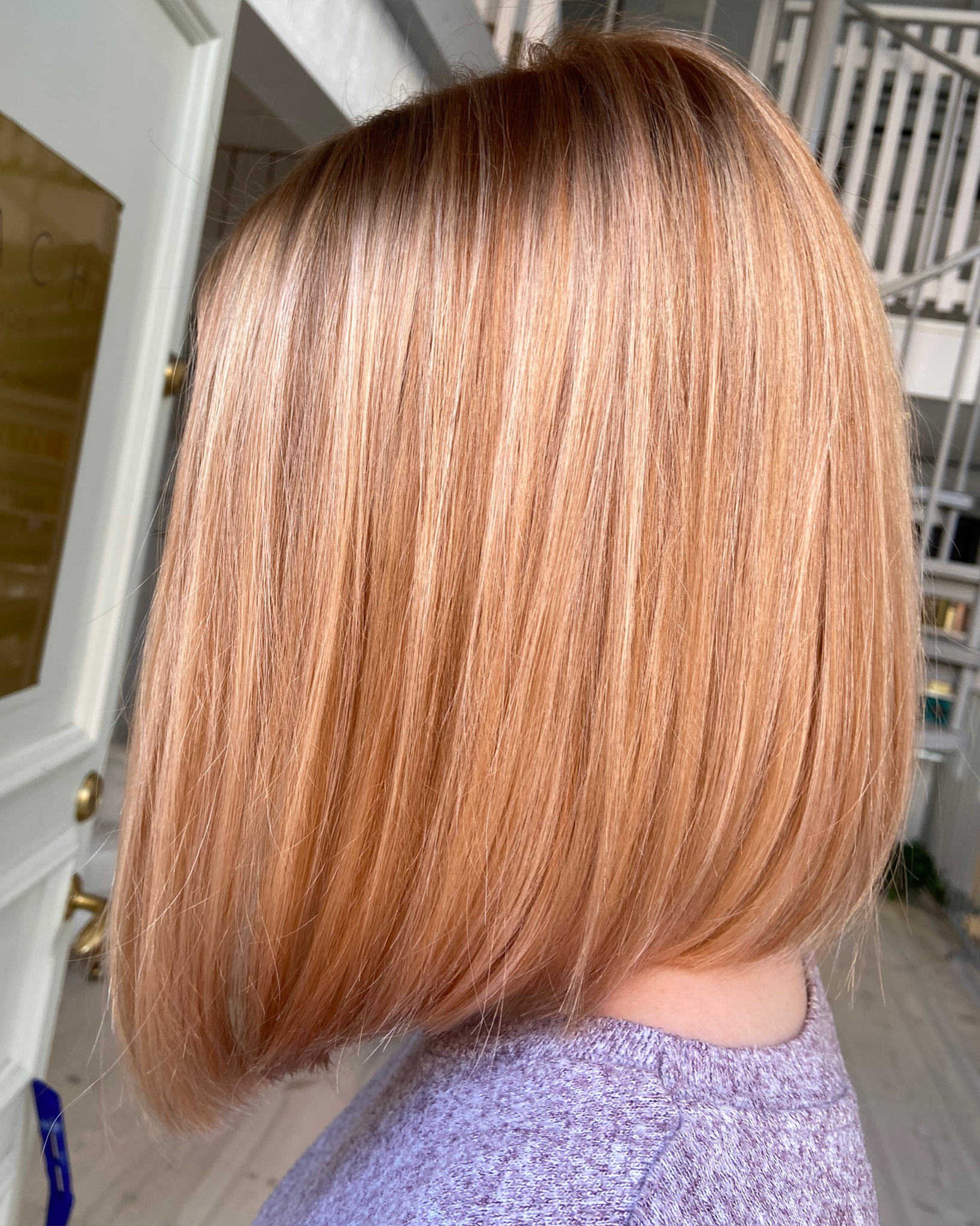 Peach Copper Hair