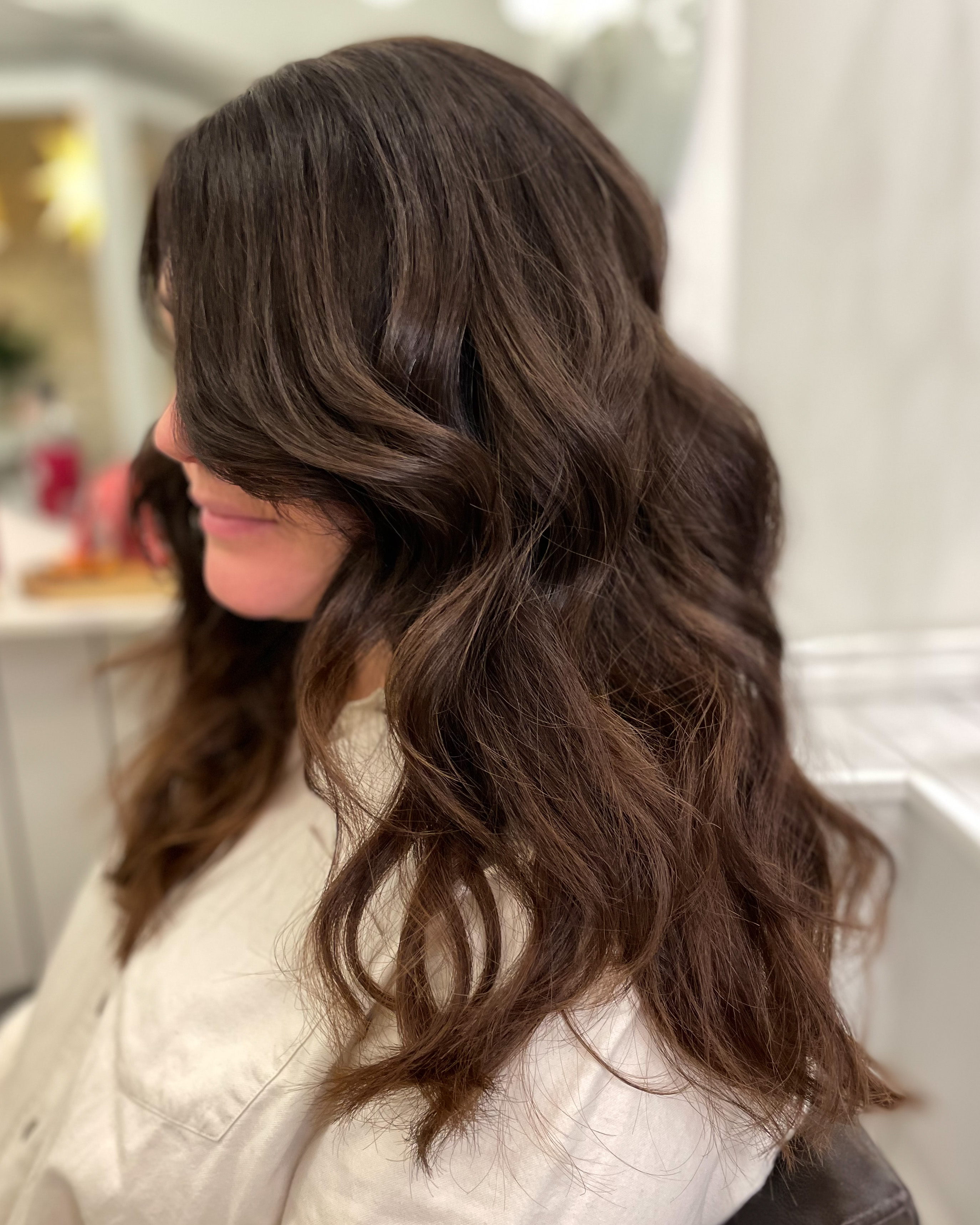 Dark shadow hair color