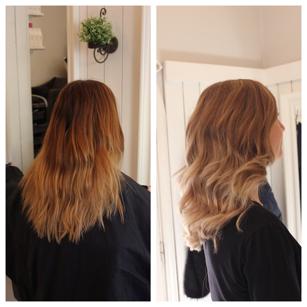 Beige ombre